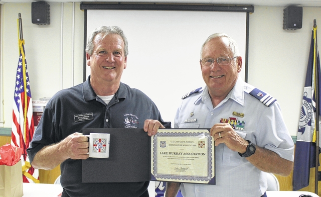 U.S. Coast Guard Auxiliary honors Lake Murray Association | Newberry ...