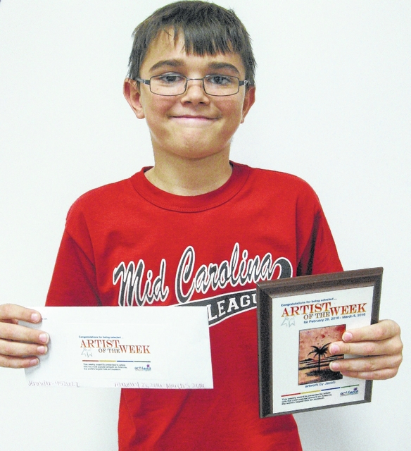 PGE student becomes “Artist of the Week” | Newberry Observer