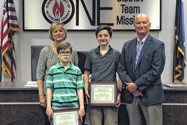 School Board recognizes student achievement | Newberry Observer