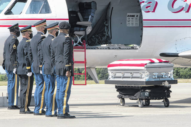 S.C. National Guard conducts dignified transfer of 1st Lt. Trevarious ...