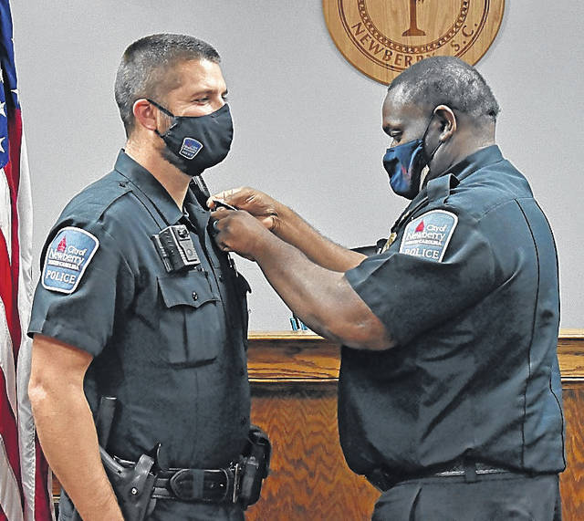 Newberry Police Department holds promotion ceremony | Newberry Observer