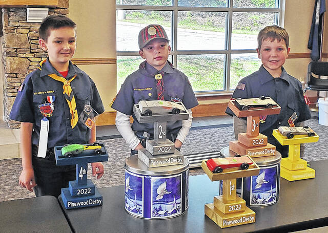Newberry Cub Scouts place in pinewood derby | Newberry Observer